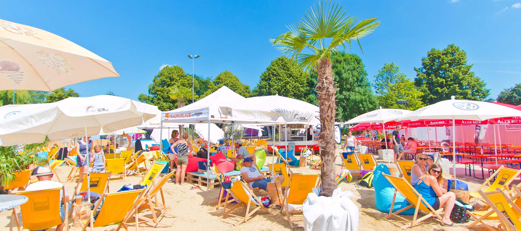 Stadtstrand Mainburg – Wir bringen den Strand in die Stadt